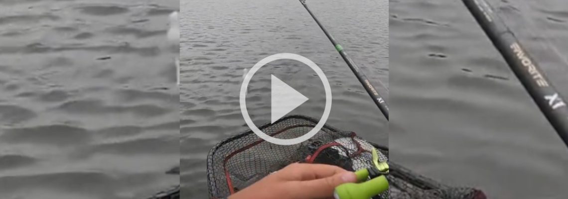 [Vidéo] Un brochet rate le leurre et se jette sur son float tube ...
